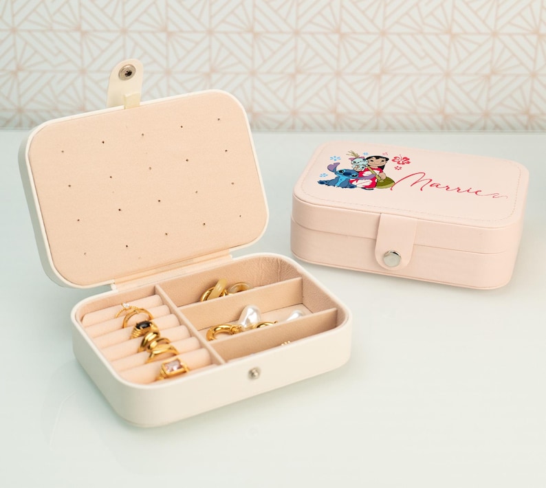Stitch and Lilo Cute Disney Jewelry Boxes for Kids, Personalized Girls ...