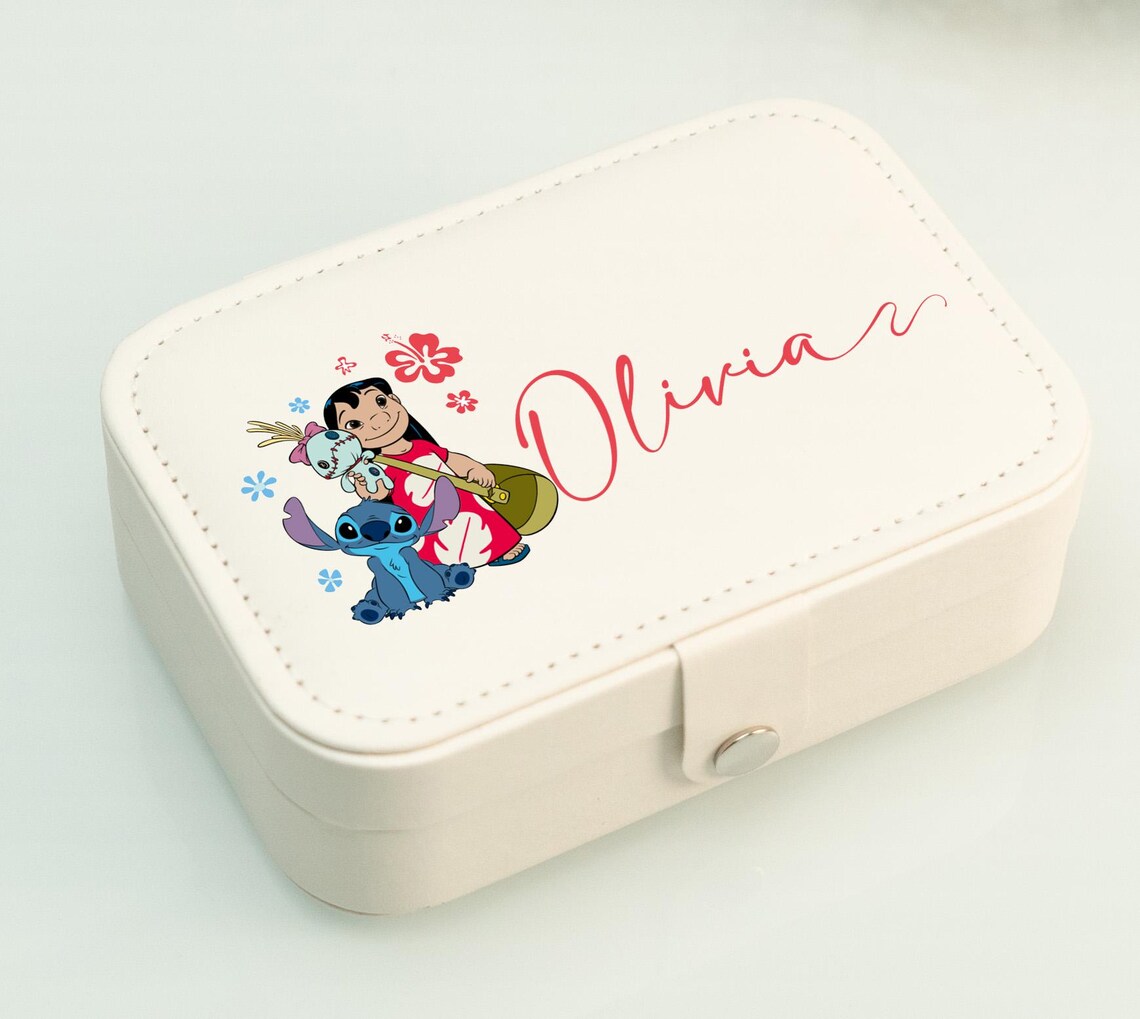 Stitch and Lilo Cute Disney Jewelry Boxes for Kids, Personalized Girls ...