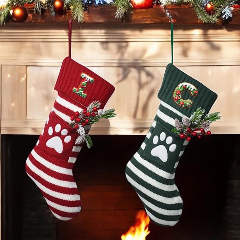 Initial Stocking - Etsy