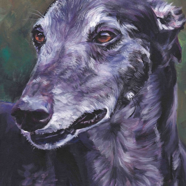Greyhound Painting - Etsy