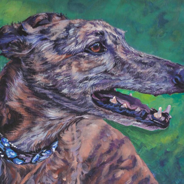 Greyhound Painting - Etsy