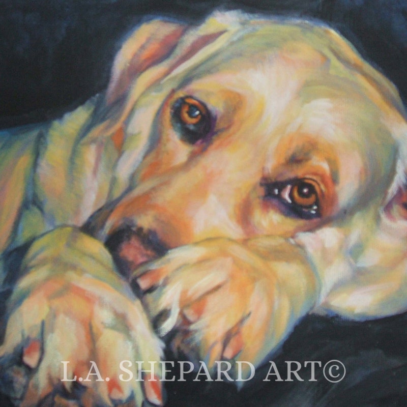 Labrador Painting - Etsy