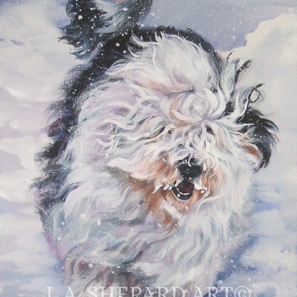 Sheepdog Painting - Etsy