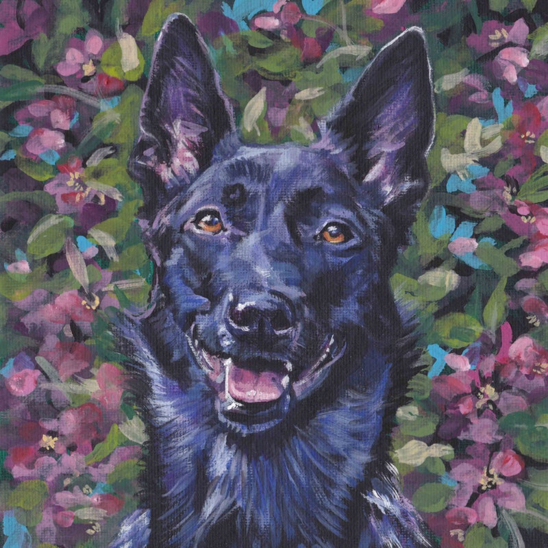 La Shepard Painting - Etsy