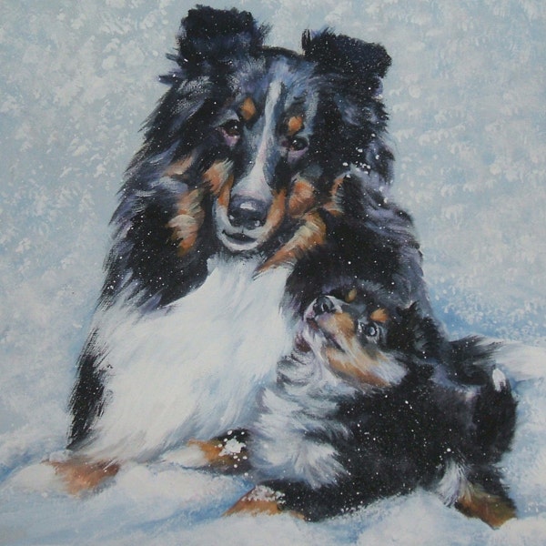 La Shepard Painting - Etsy