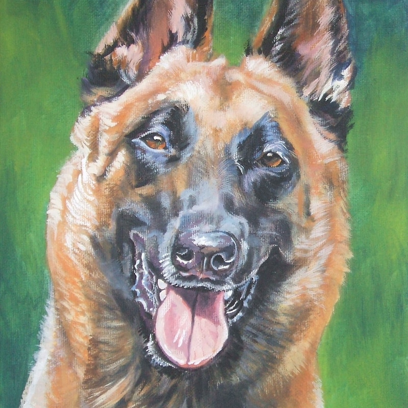La Shepard Painting - Etsy