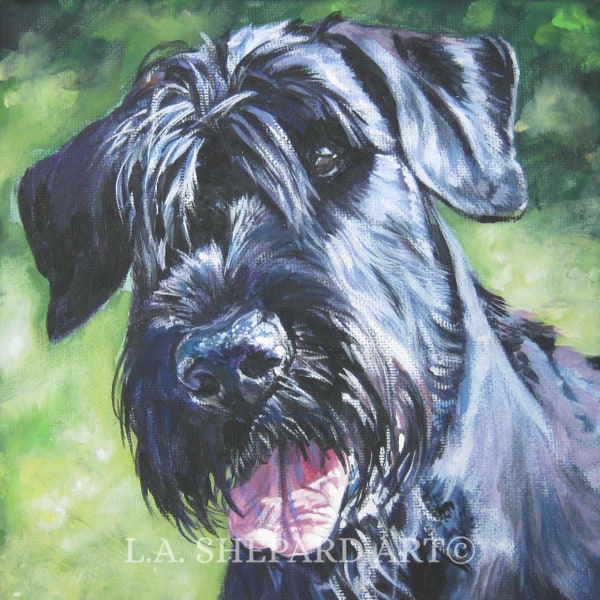 Schnauzer Art - Etsy
