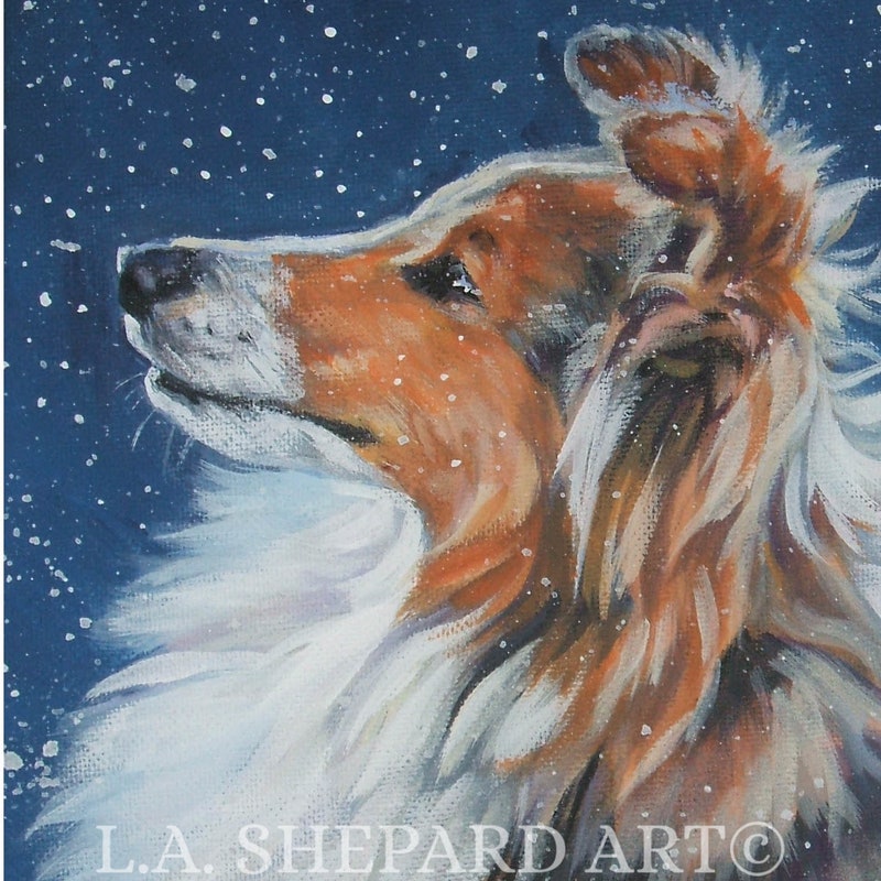 La Shepard Painting - Etsy