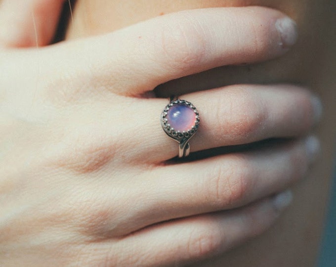 Small Silver Mood Ring | Real Color Changing Mood Ring With Mood Color ...