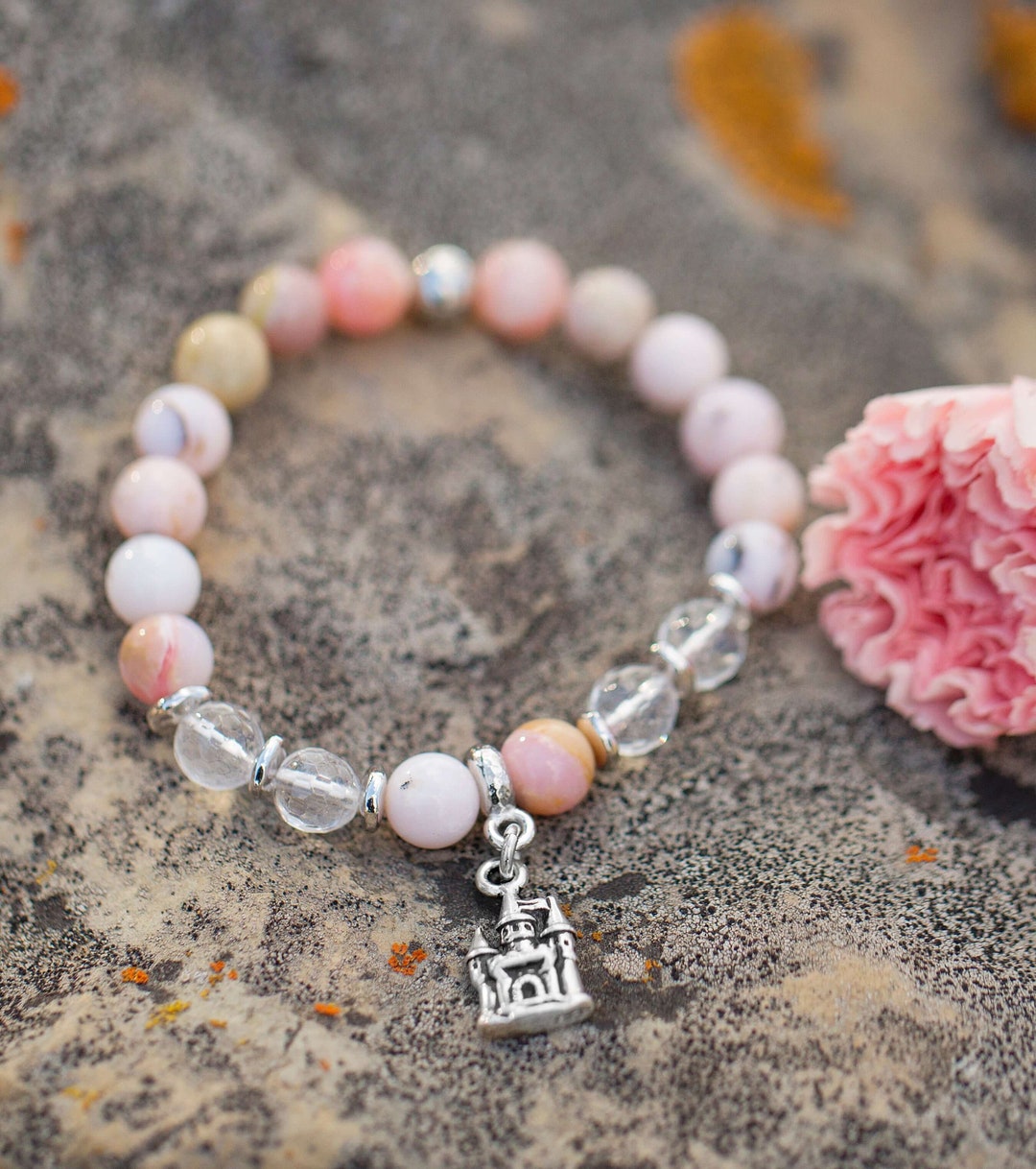 CASTLE Design Your Own Charm Bracelet Beaded Stretch Bracelet With ...