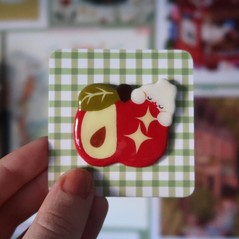 Polymer Clay Pins - Etsy