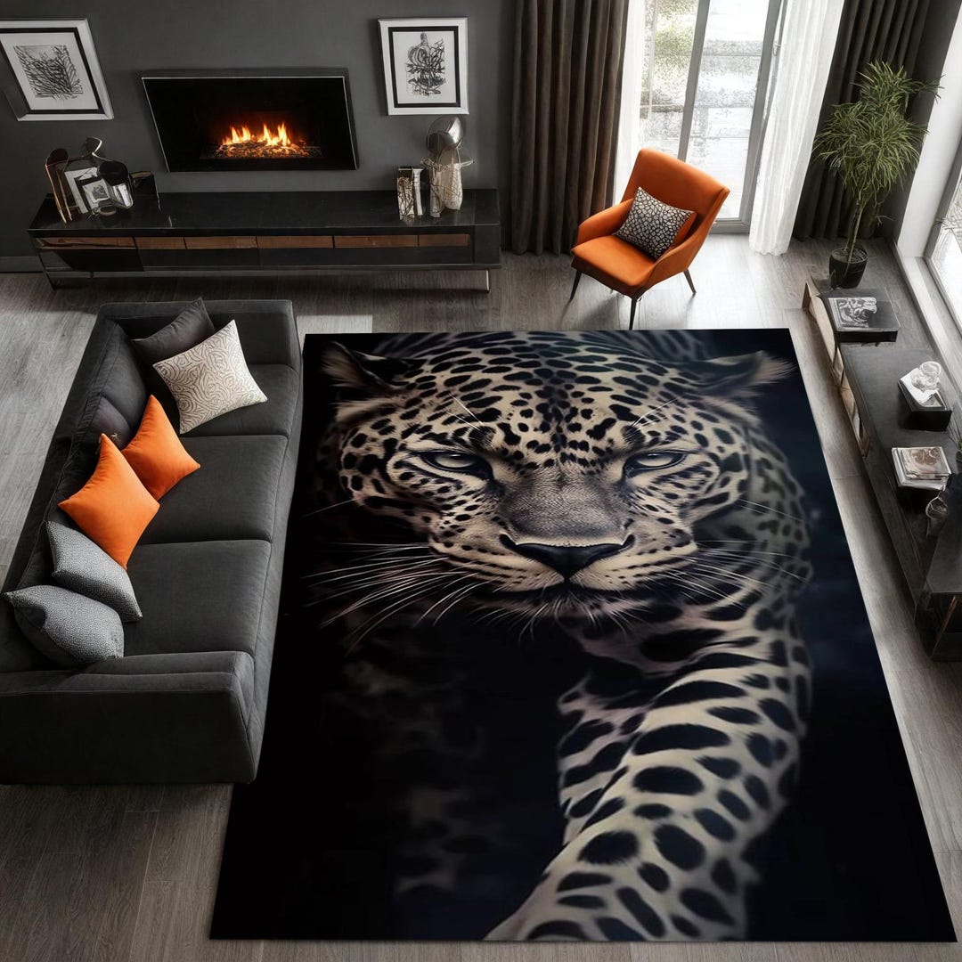 Leopard Rugs,leopard Themed Rugs,animal Rugs,leopard Pattern Rugs ...