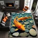 Koi Fish Rugs,fish Rugs,fish Pond Rug,orange Rugs,relax Rugs,nature ...