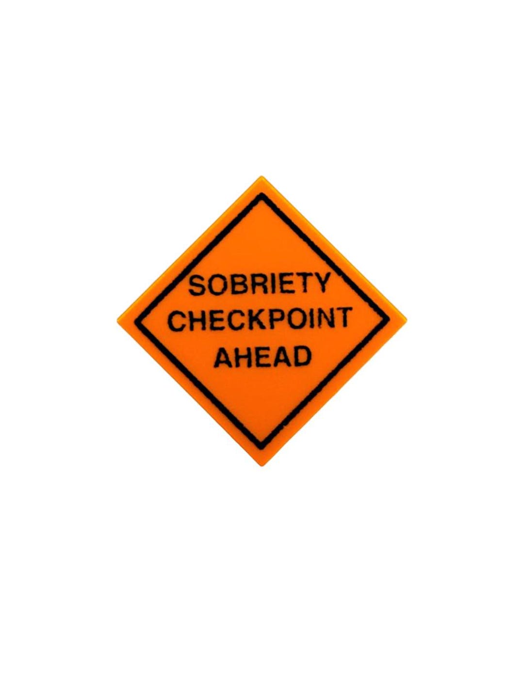 Sobriety Checkpoint Ahead Custom Tile - Etsy