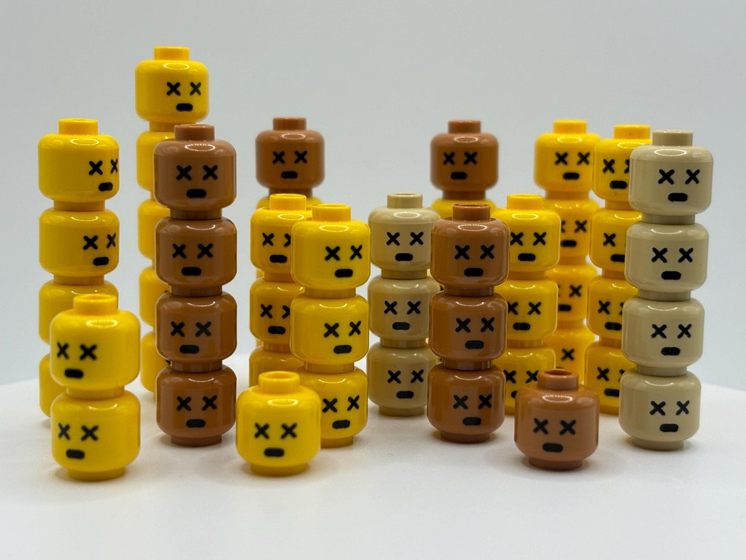 Dead Face Minifigure Head - Etsy