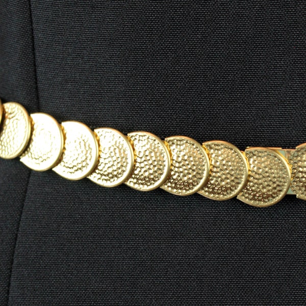 Gold Metal Belt - Etsy