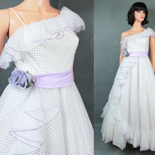 Polka Dot Prom Dress - Etsy