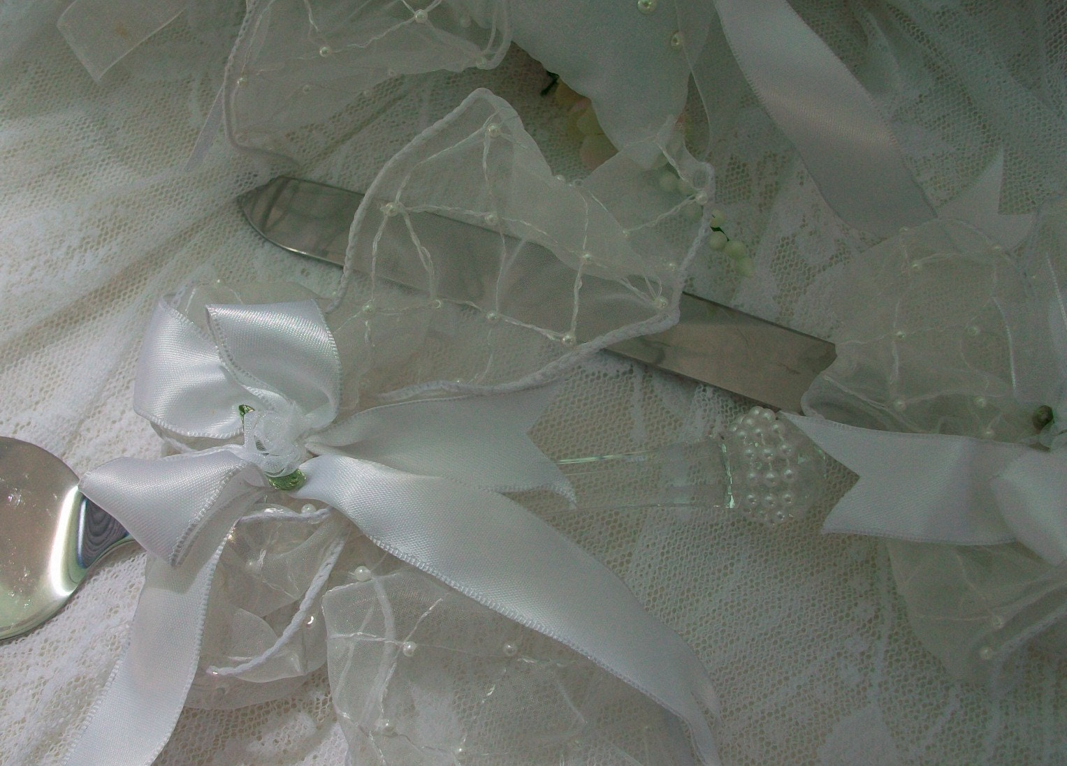 Wedding Ring Bearers Pillow and Matching Cake Cutting Set - Etsy