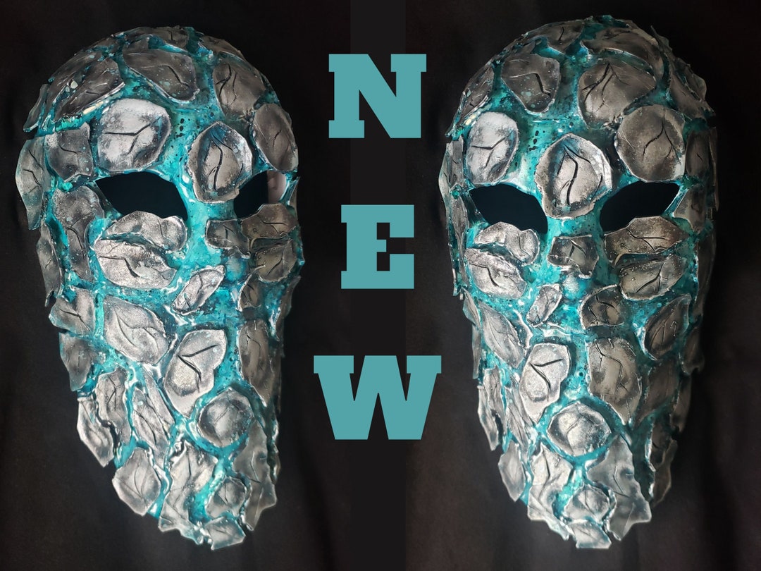 Antarctica Glacier Mask, OOAK Climate Mask, Ice Costume Mask, Glacial ...