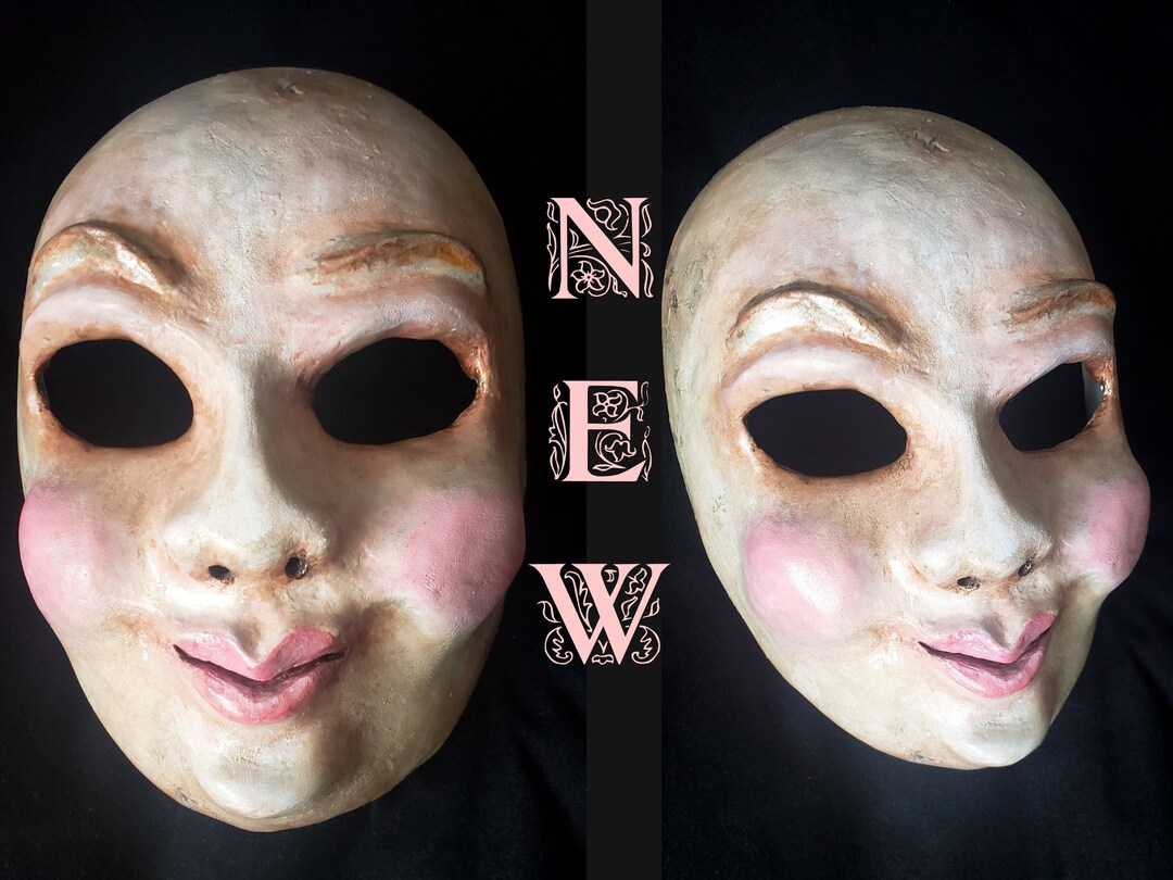 Demon Baby Cupid Mask, Babydoll Joker Mask, Creepy Doll Mask, Doll ...