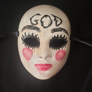 The Purge Inspired Doll Mask, Creepy Doll Mask, Doll Costume, Scary ...