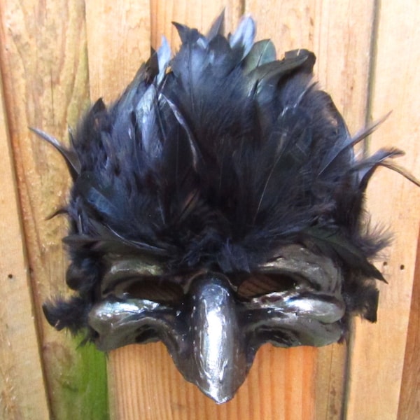 Crow Mask - Etsy