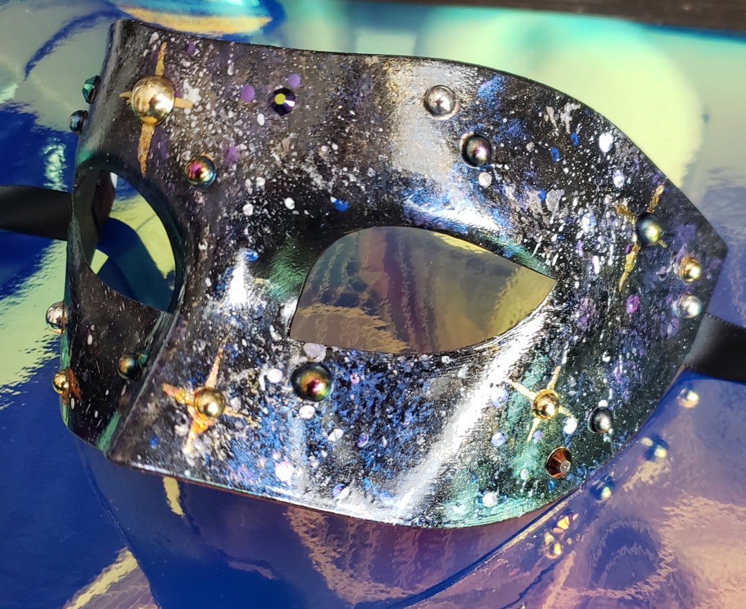 Infinite Galaxies Mask, Womens Costume Mask, Mens Costume Mask, Space ...