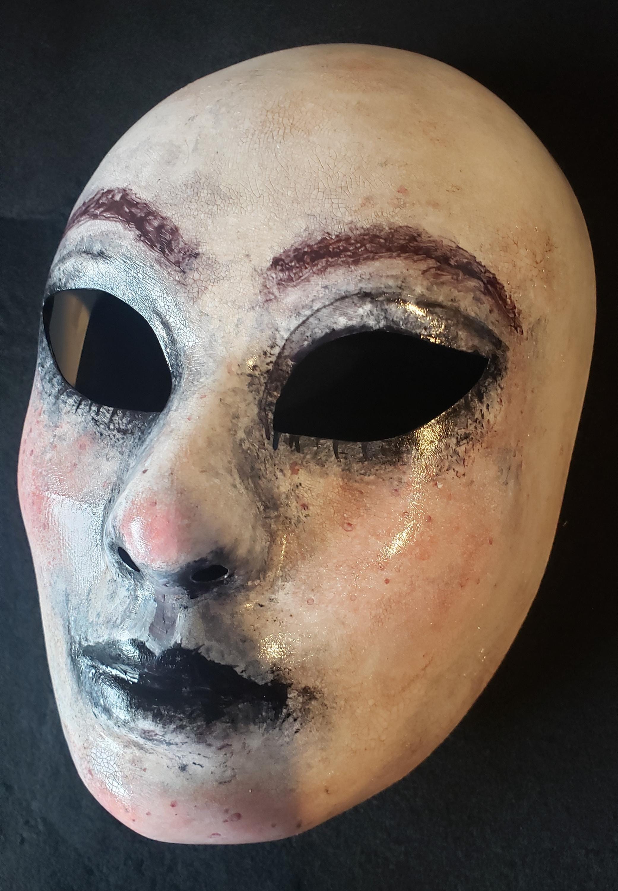 Creepy Doll Mask, Fullfaced Haute Couture Porcelain Mask, Horror Doll ...