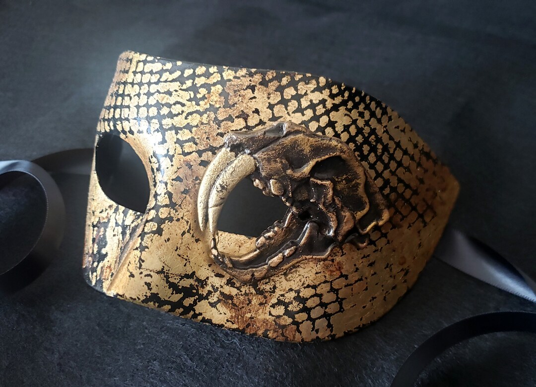 The Snake, Mens Masquerade Mask, Snake Mask, Snake Costume, Halloween ...