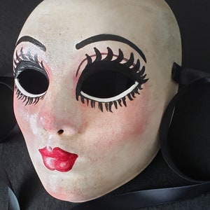 Autumn Babydoll Mask, Fullfaced Haute Couture Porcelain Mask, Creepy ...
