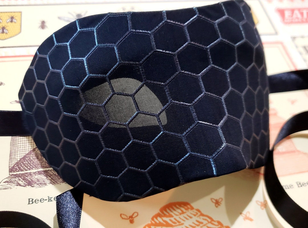 Hidden Honey Mask, Black Mens Costume Mask, Black Women's Mask ...