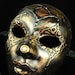 Riveted Mask, Full Faced Harlequin Style Mask With Various Metal ...
