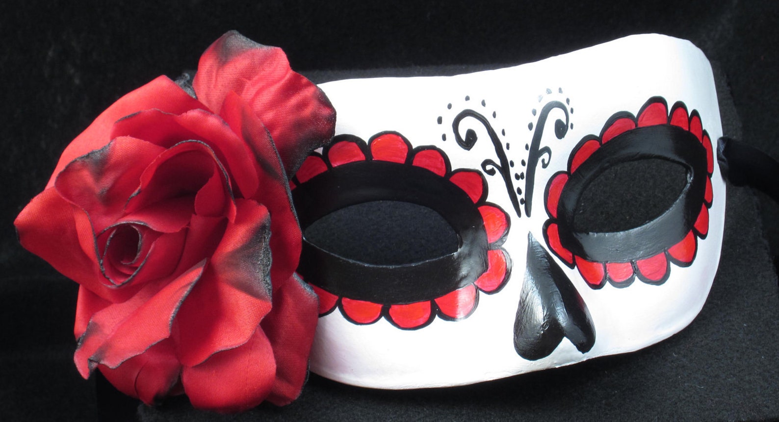 Beloved Masks, Day of the Dead Paired Masks, Dia De Los Muertos Masks ...