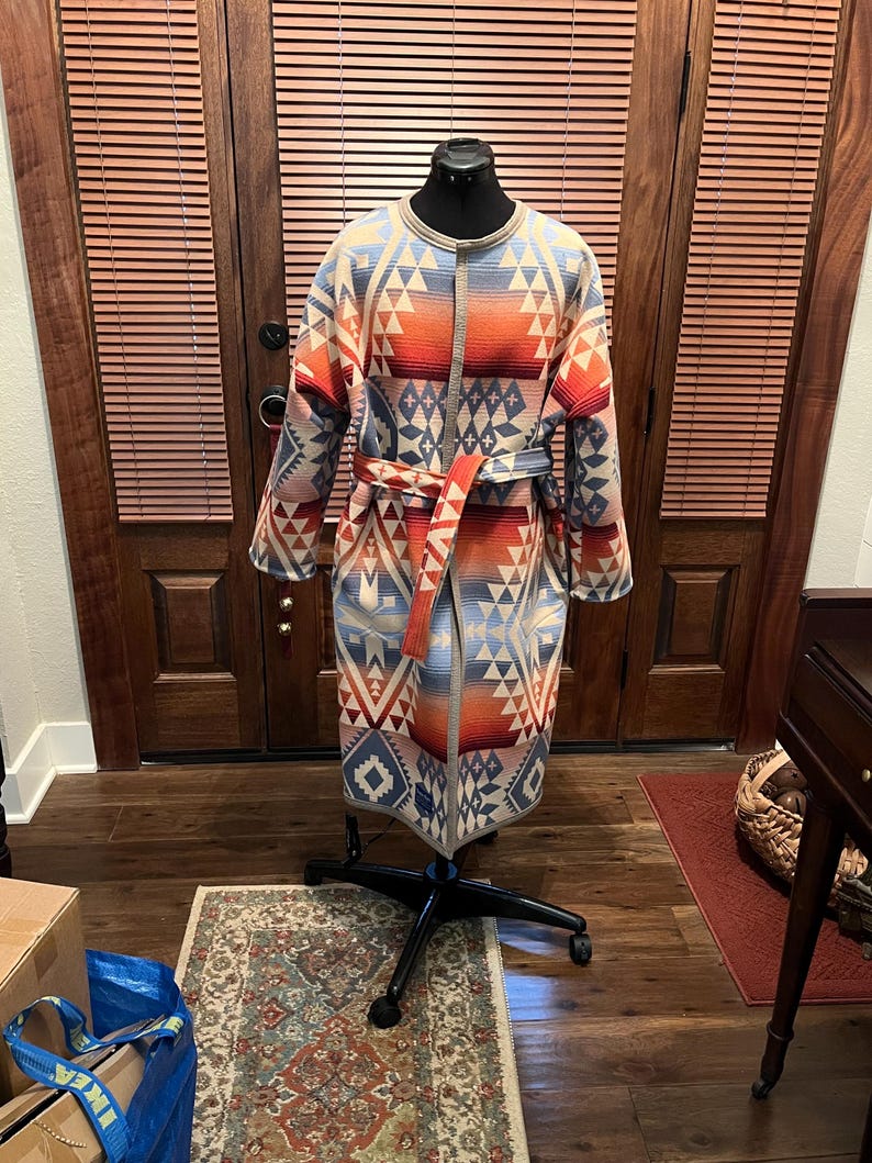 SOLD. Vintage Pendleton Wool Blanket “adelaide” Coat. Size Medium in ...