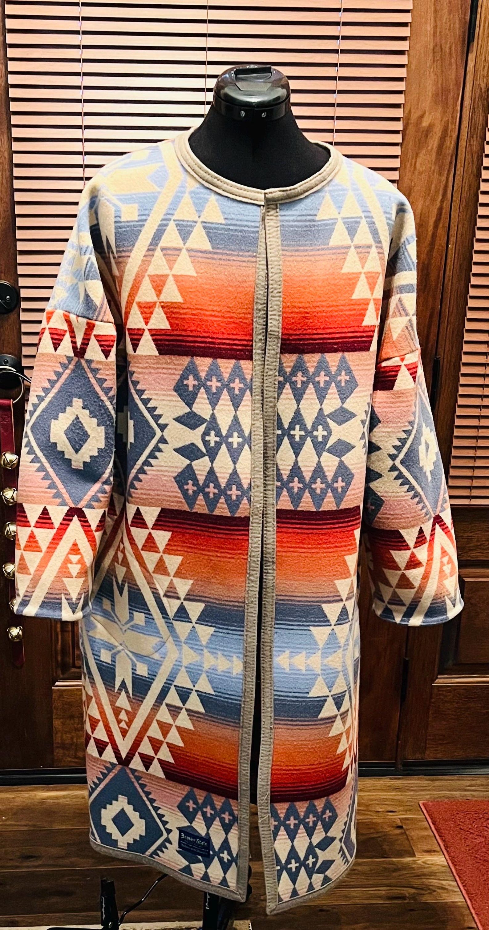 SOLD. Vintage Pendleton Wool Blanket “adelaide” Coat. Size Medium in ...