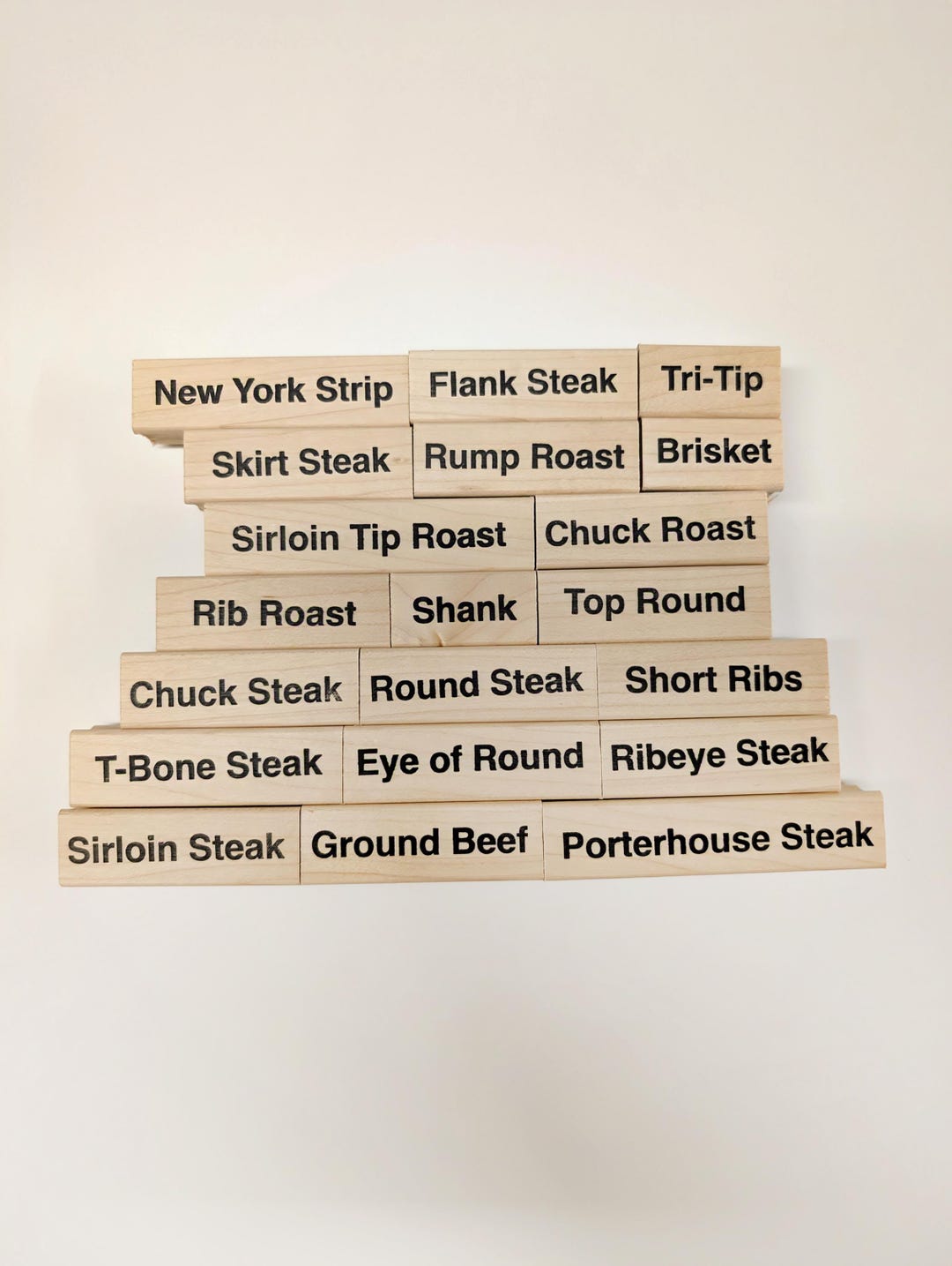Butcher Stamps - Beef Set #1 - Premium Industrial Grade Rubber Stamps ...