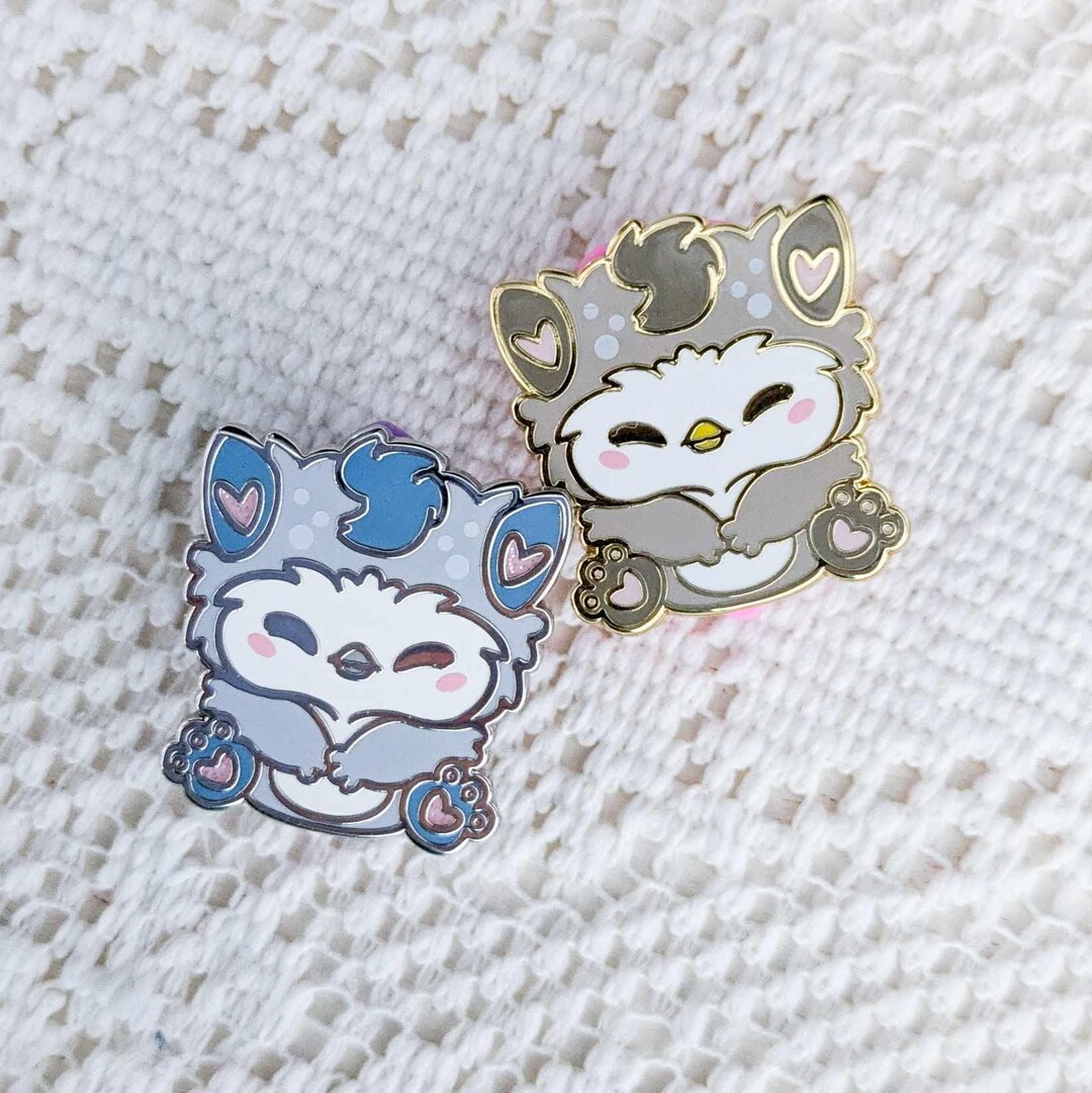 Kawaii Chibi Owl Bear DND LARP RPG Inspired Enamel Pins - Etsy