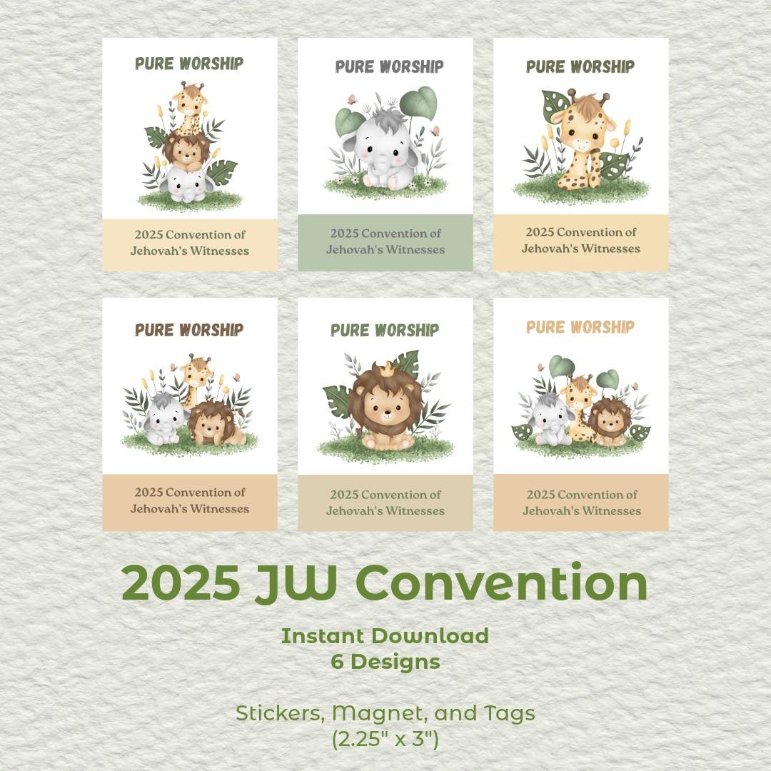 2025 Regional Convention Tags for Gifts, Stickers, Perfect for Magnets ...