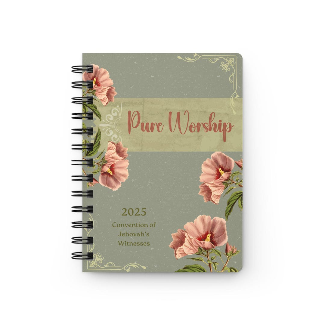 2025 JW Convention Notebook, Spiral Bound Journal - Etsy