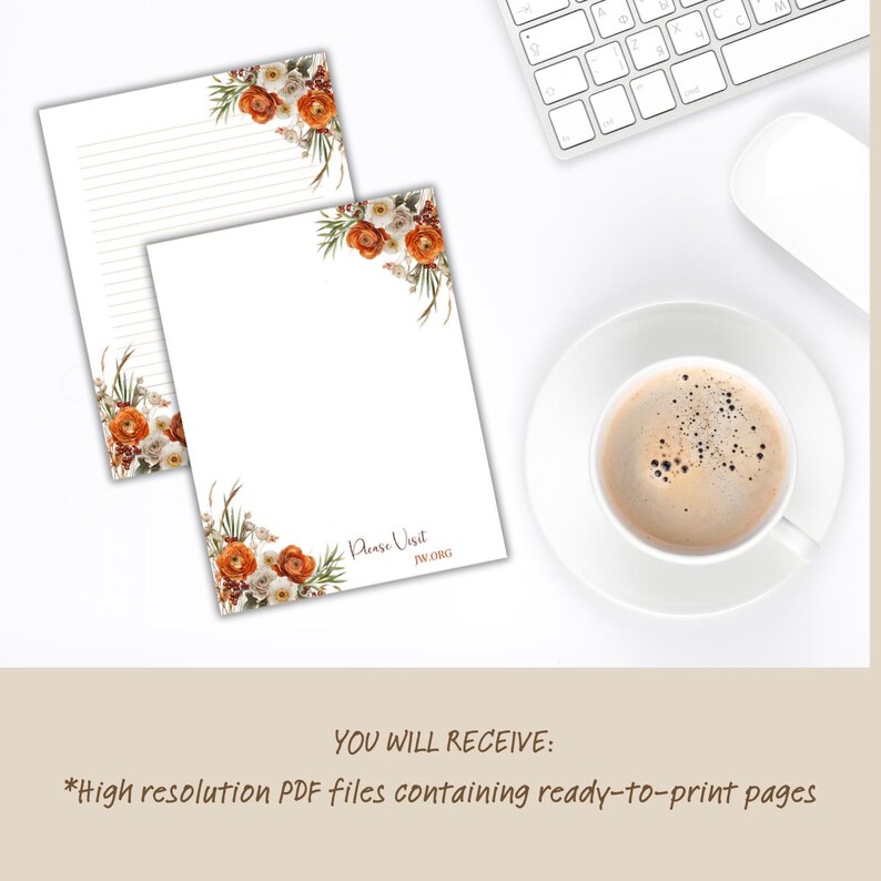 JW Letter Writing Set | Printable Stationery | Envelope and Seals (PDF ...
