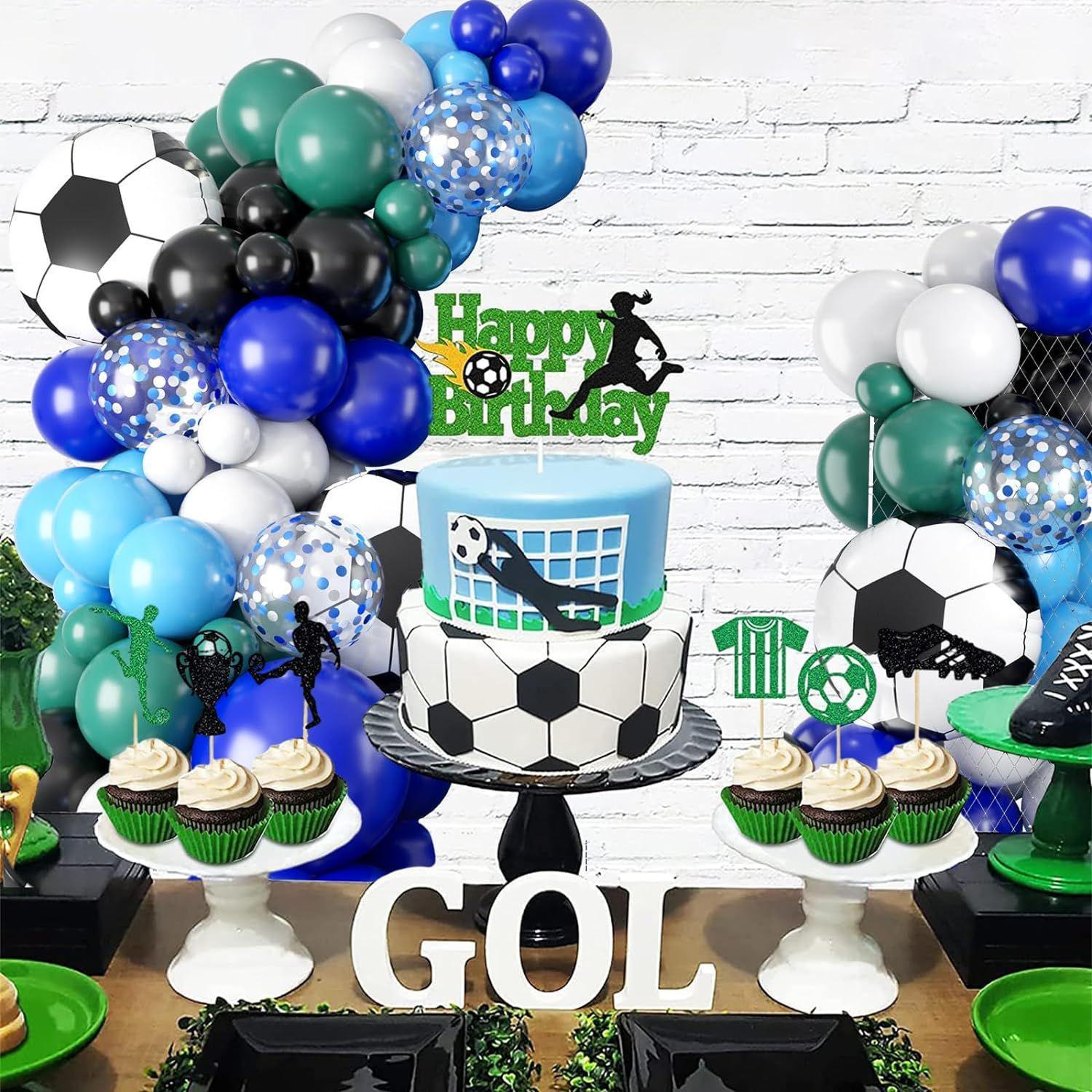 Soccer Themed Balloon Garland Kit - Perfect for Sports Birthdays ...
