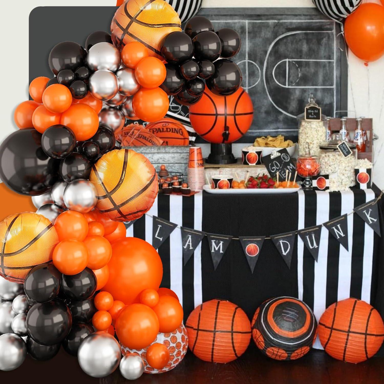 Basketball Theme Balloon Arch Set, Balloon Garland, Party Decoration ...