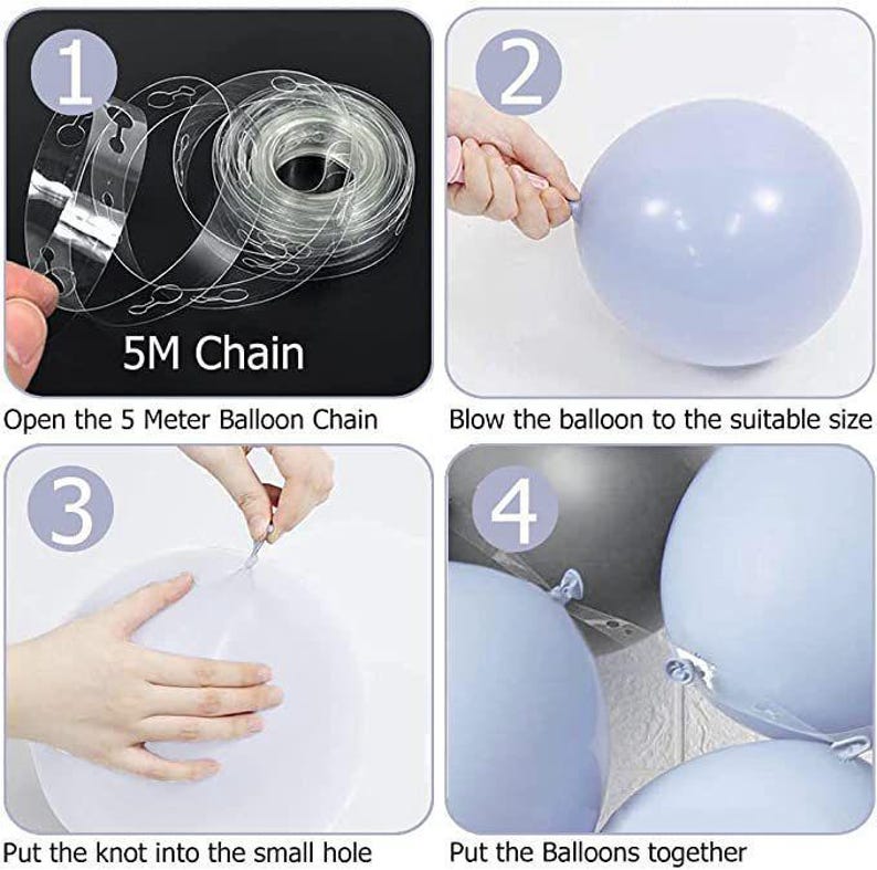 Macaron Retro Gray Balloon Arch Kit, Wedding Decoration Balloon ...