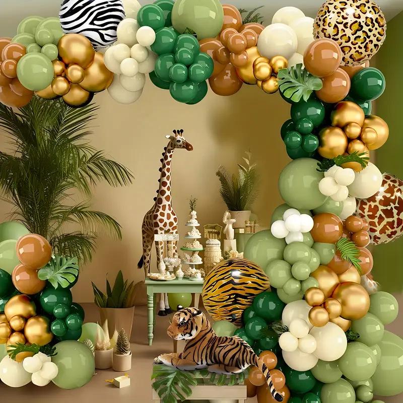 Forest Animal Balloon Garland Set, Balloon Arch Kit, Wild Animals ...