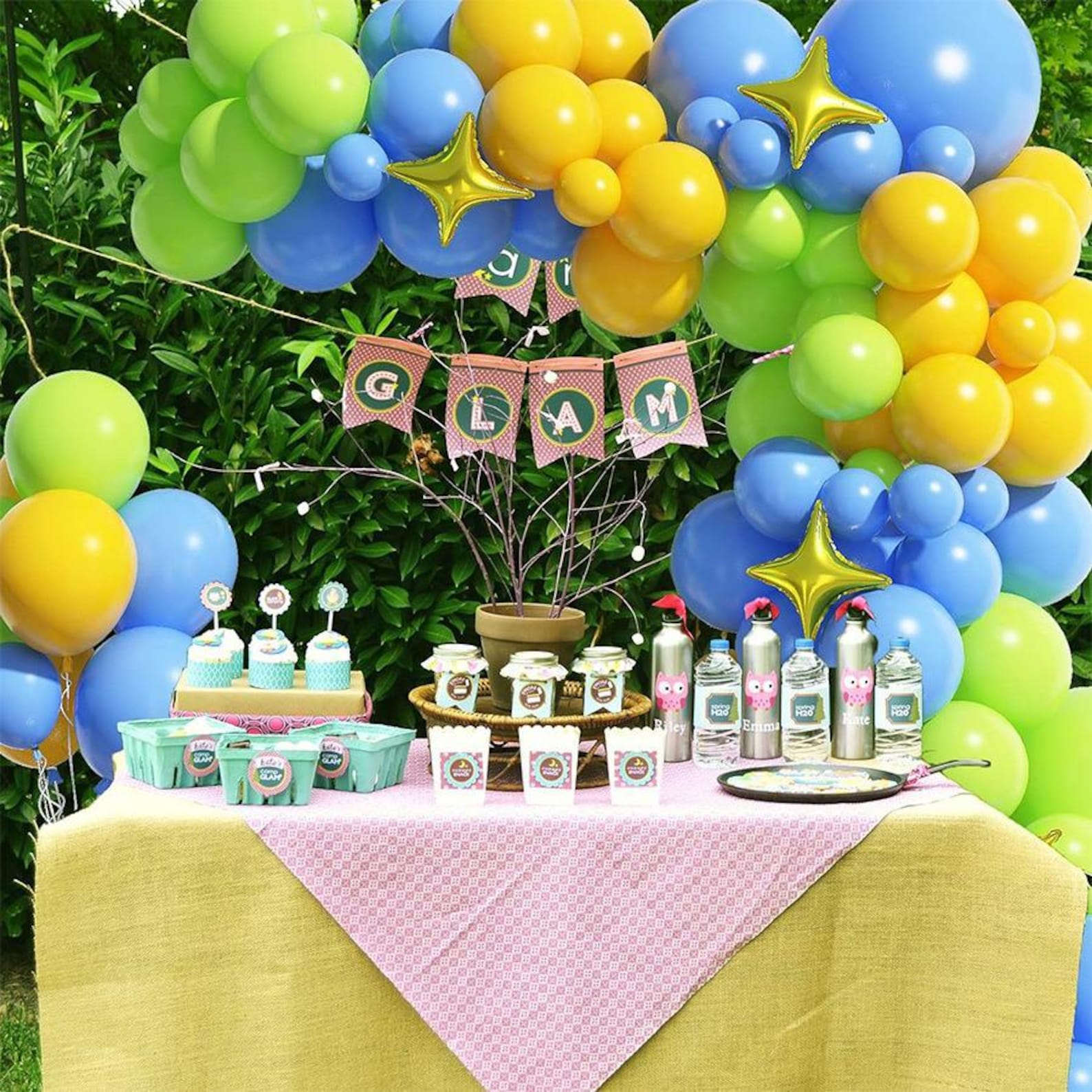 Fresh Spring Party Decoration Set,balloon Arch Set,balloon Garland ...