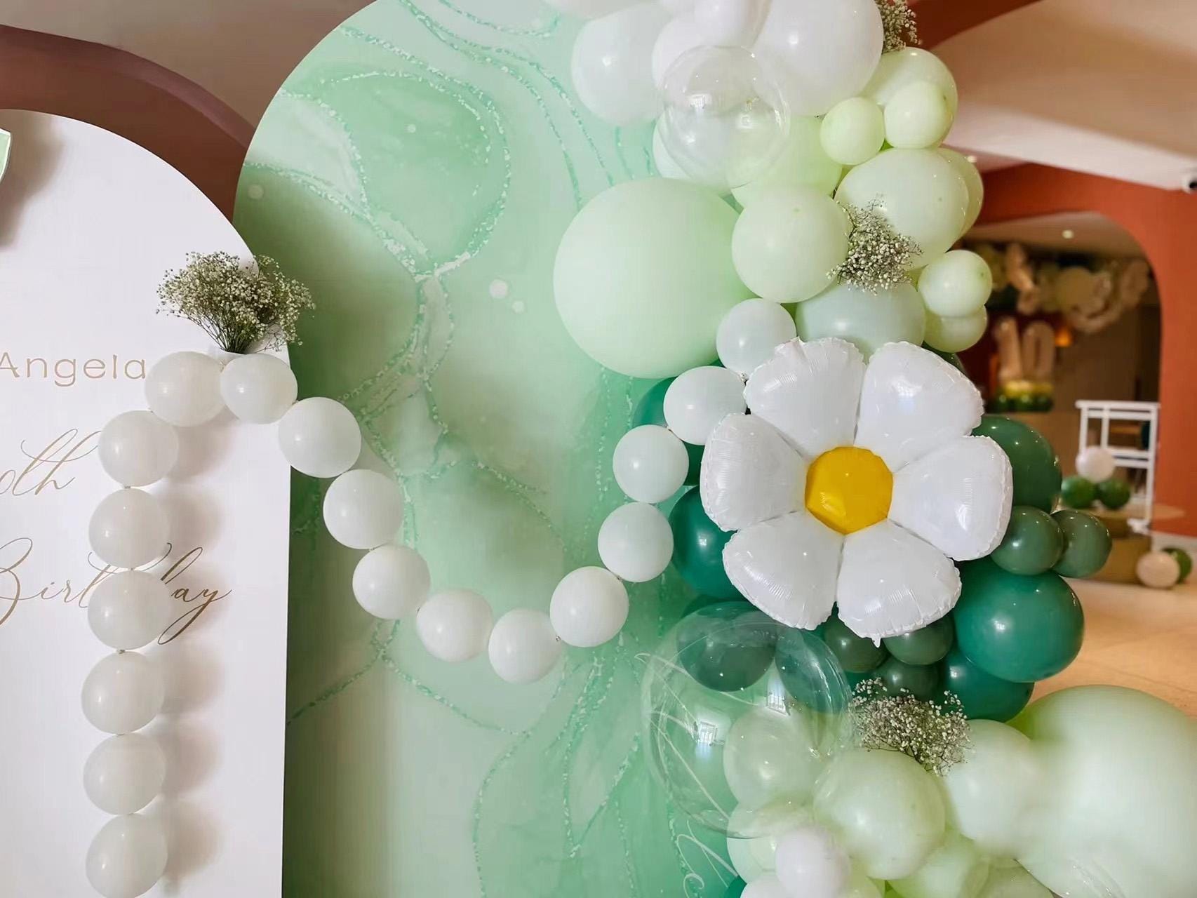 Daisy Green Balloon Arch Kit, Balloon Garland Set, Birthday Party ...