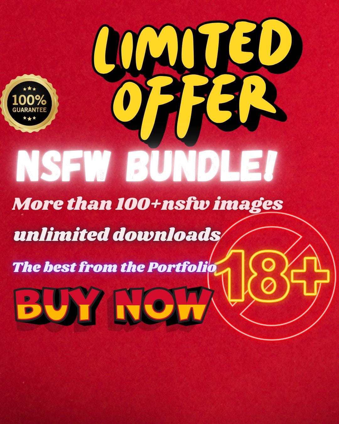 100+ NSFW Images, Portfolio Bundle, Commission Art, NSFW, Hot Character, Sexy Art, Custom NSFW ...