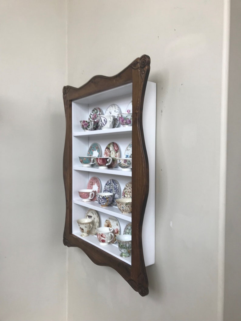 Picture Frame Teacup Shelf 12 Cup Teacup Display Shelf - Etsy