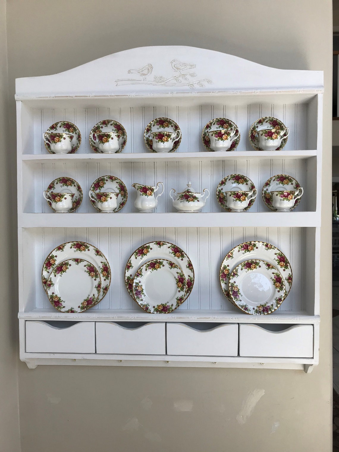 Dish Display Shelf, Kitchen Shelving, Kitchen Organization, Custom ...