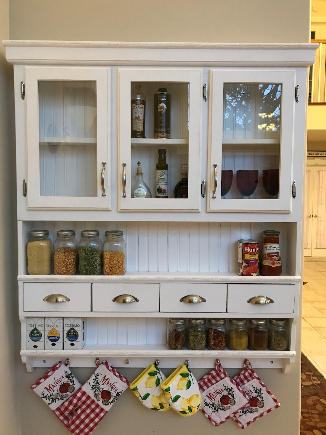 Spice Pantry, Spice Rack, Cooks Pantry, Mason Jar Shelf, Chefs Pantry ...